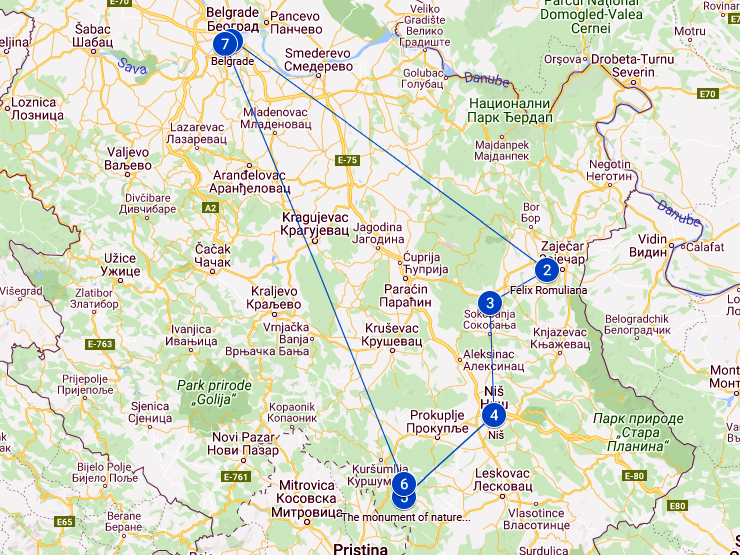 Južna Srbija Gamzigrad Rtanj Niš Prolom Banja Đavolja varoš